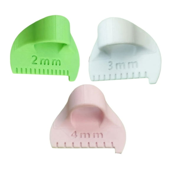 3Pcs Professional Quilting Ruler Set Sewing Templates Finger Patchwork ...