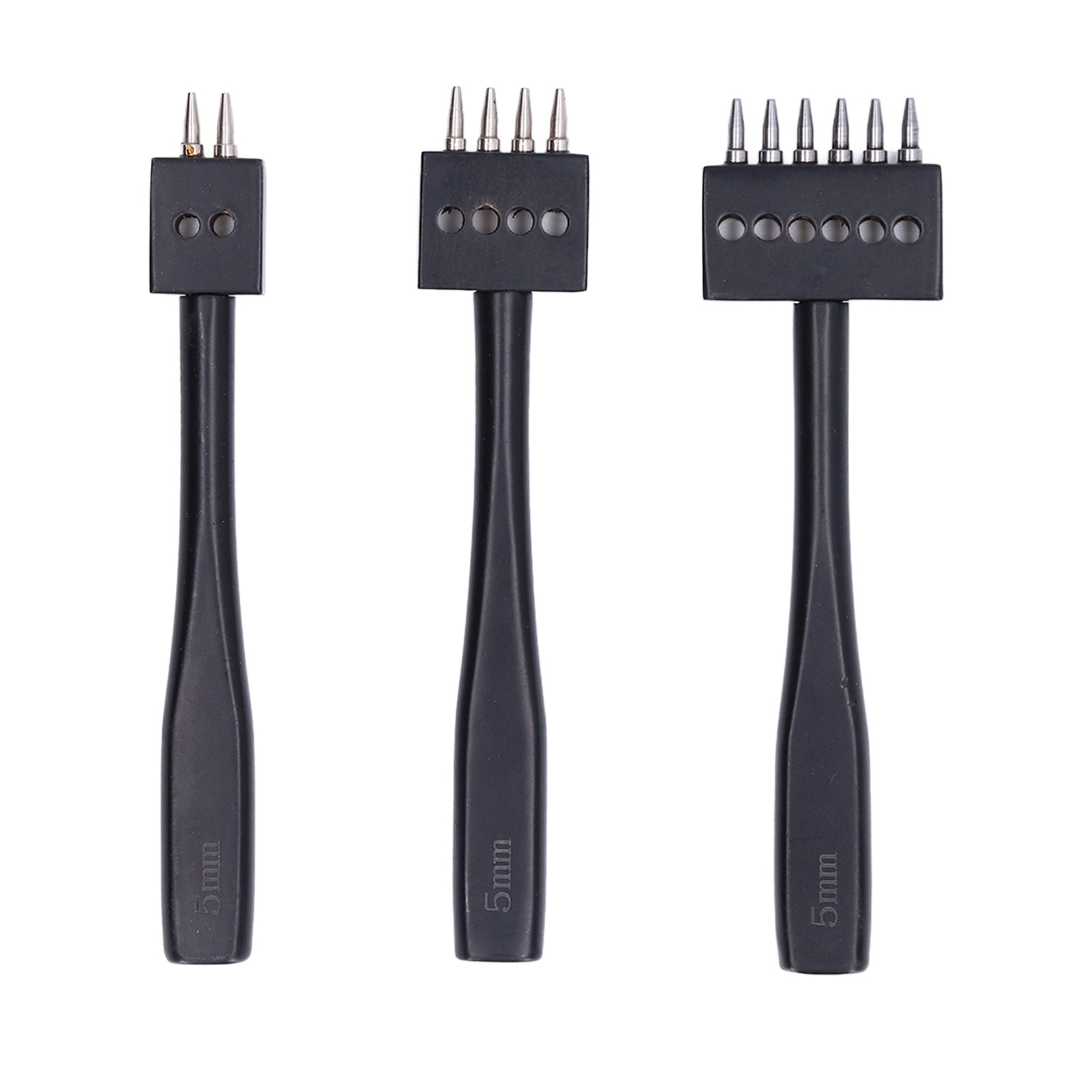3Pcs Prong Punch Tool Set Fast Punching Various Sizes High Strength ...