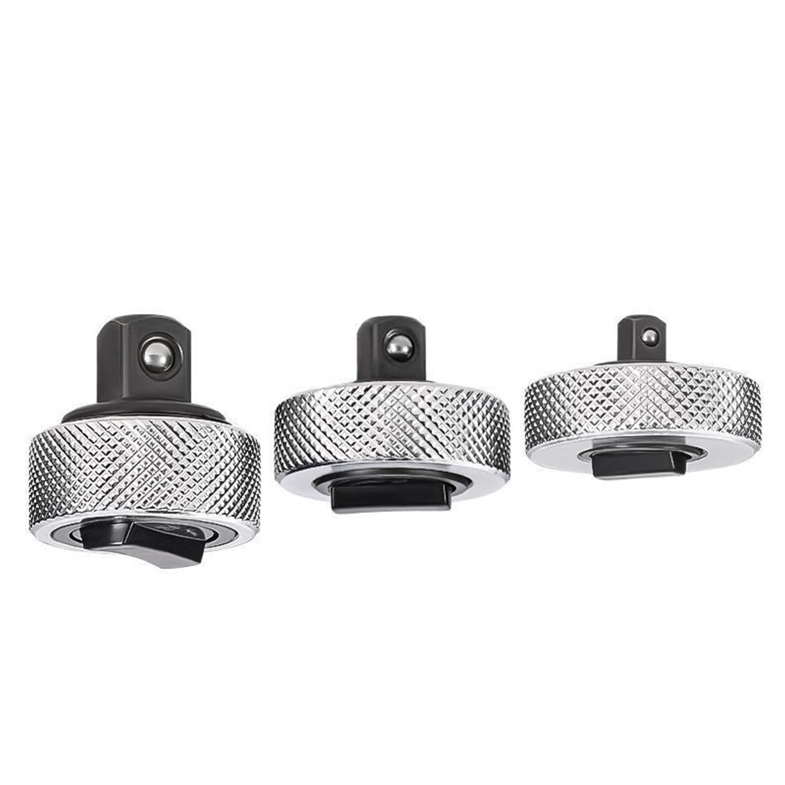 3Pcs Ratchets Set 1/4inch 3/8inch 1/2inch Drives Quick Releases Reversible Socket Wrench Tool ...