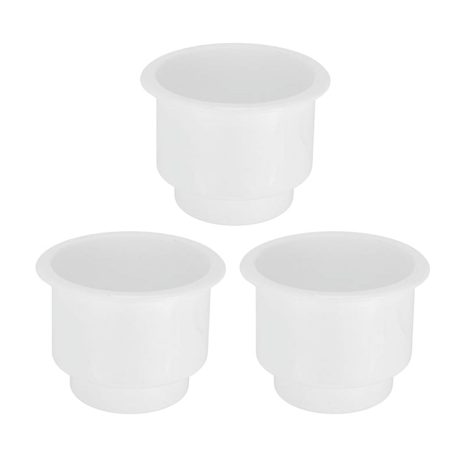 3Pcs Recessed Drop in Plastic Cup Drink Can Holder with Drain for Boat ...