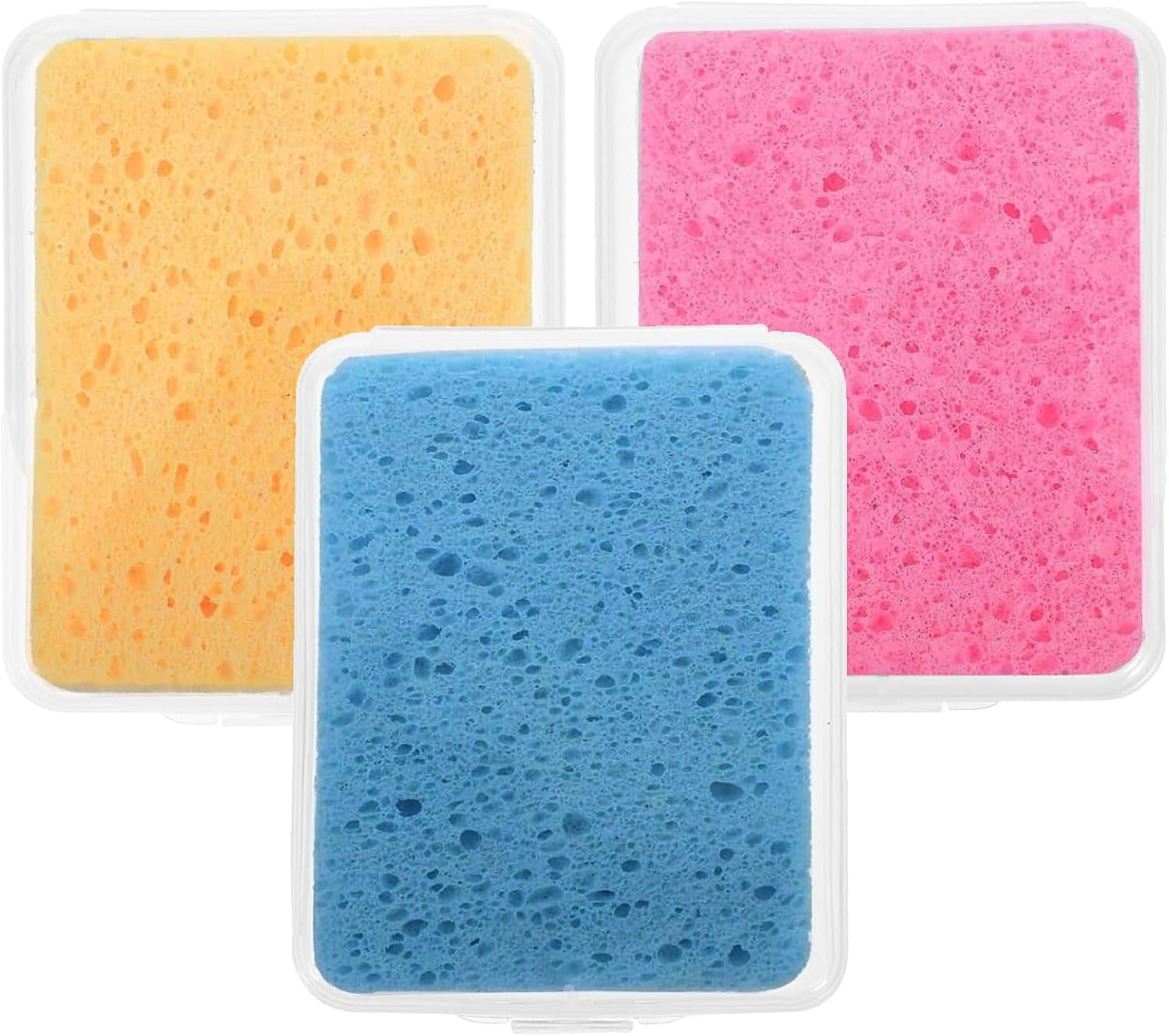 3Pcs Rectangle Artist Watercolor Sponges Art Water Absorbent Sponge ...