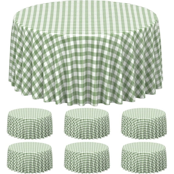 3Pcs Red and White Checkered Tablecloth Decorations, Disposable Plastic ...