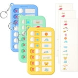 3Pcs Reminder Board for Seniors Chore Checklist Keychain for Students ...