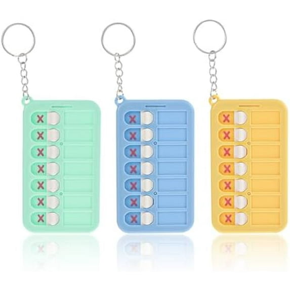 3Pcs Reminder Board Task Planning Keychain for Kids & Adults, Portable ...
