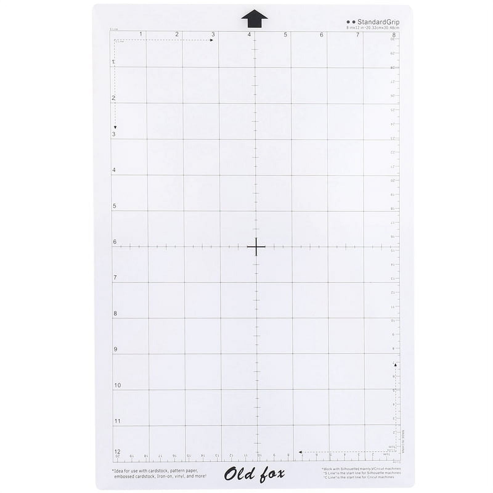 3Pcs Replacement Cutting Mat Adhesive Mat with Measuring Grid 8 By 12 ...