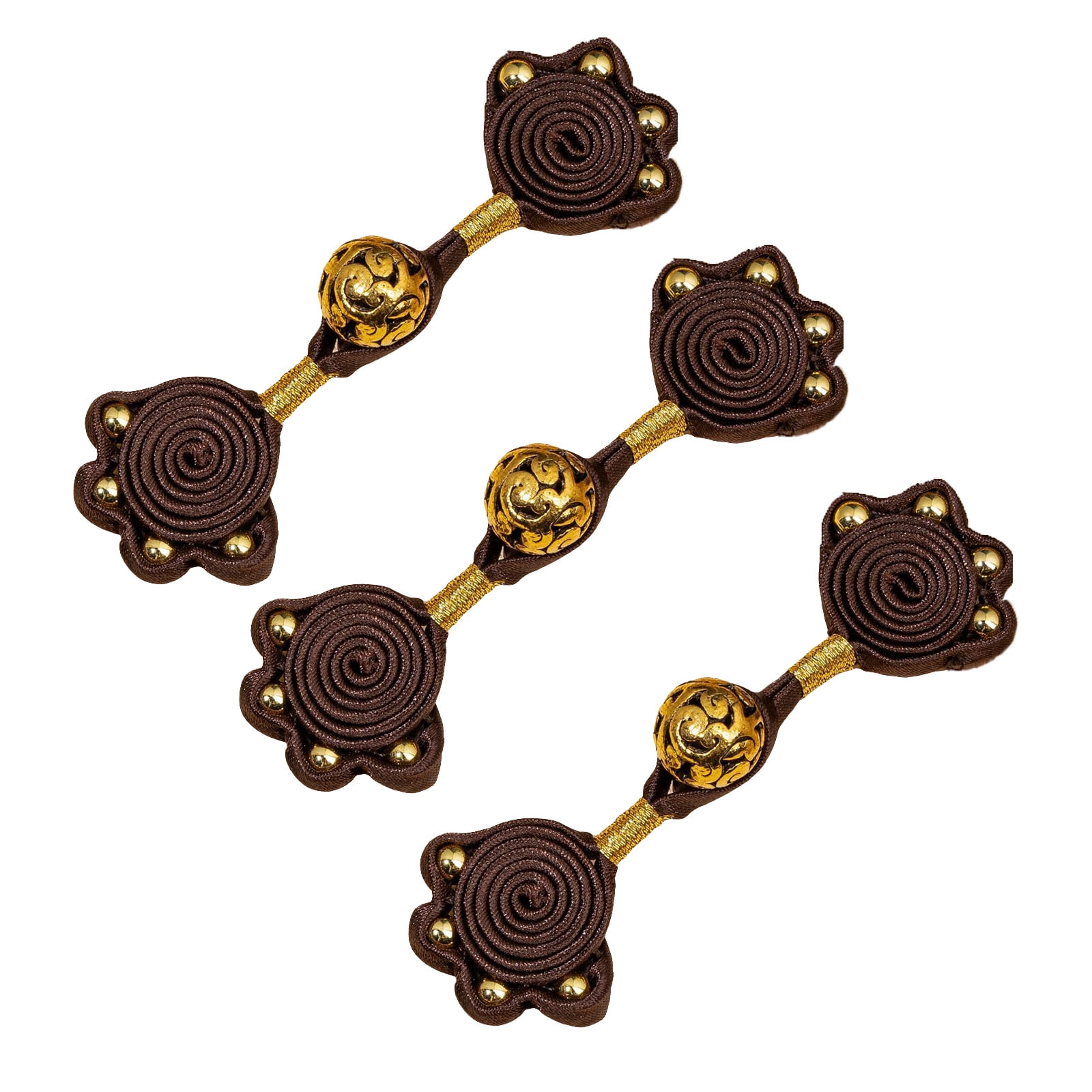 3Pcs Retro Chinese Knots Button Closure Sewing Button Fasteners for ...