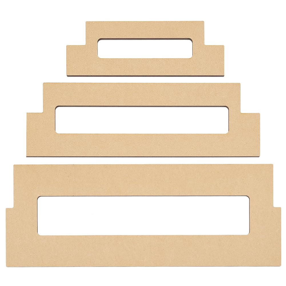 3Pcs Ribbon Measuring Board MDF Ribbon Ruler for 6/8/10/12/13/14 Inch ...