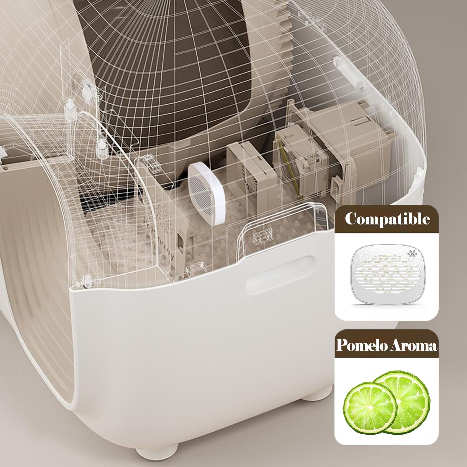 3Pcs Robertet Fragrance Boxes and 60pcs Cat Litter Bags for Snow+ ...