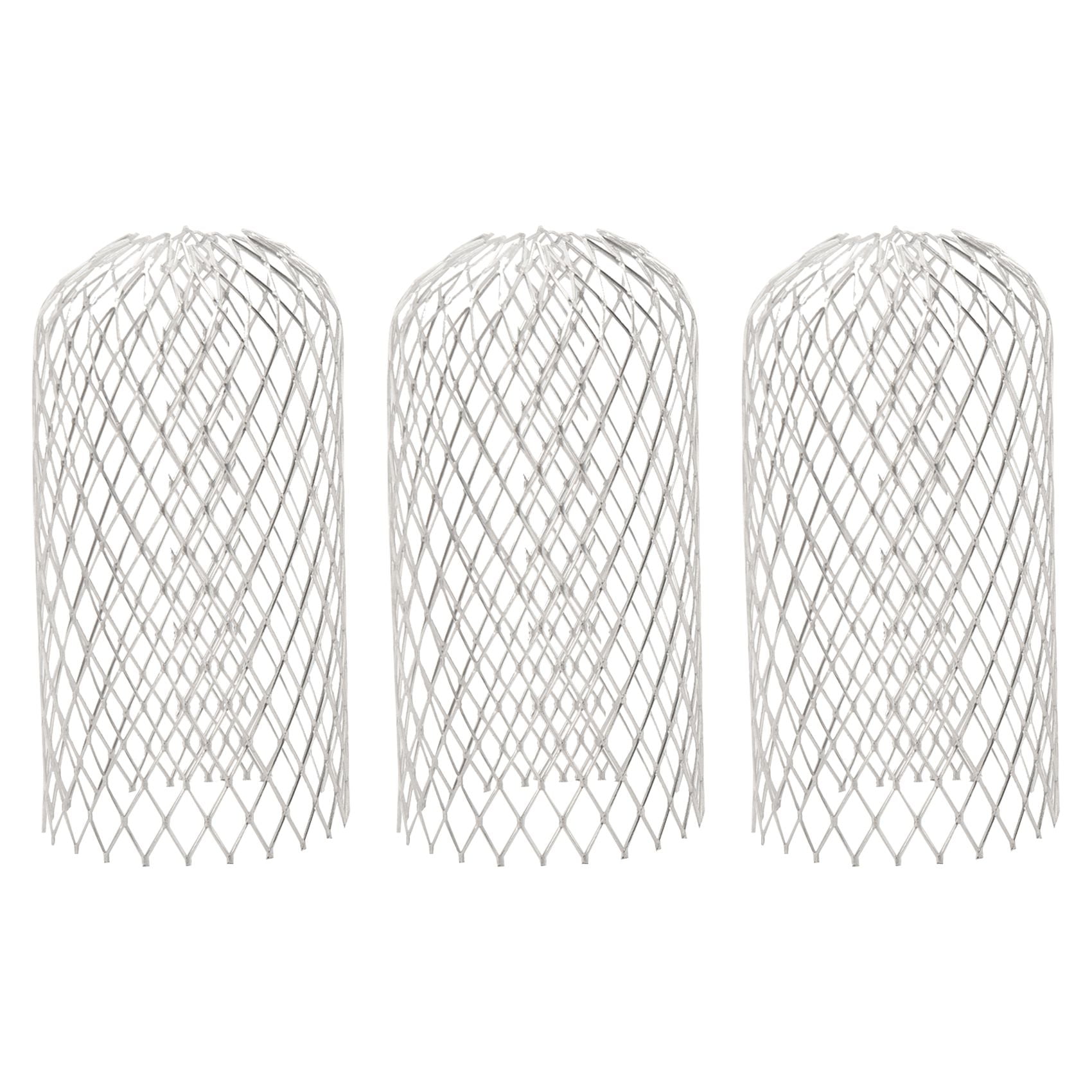 3Pcs Roof Gutter Guard Filters 3 Inch Expand Aluminum Filter Strainer ...