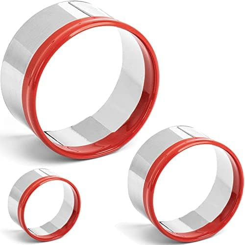 3Pcs Round Cookie Cutters 3", 4", 5", Circle Biscuit Cutter, Large ...