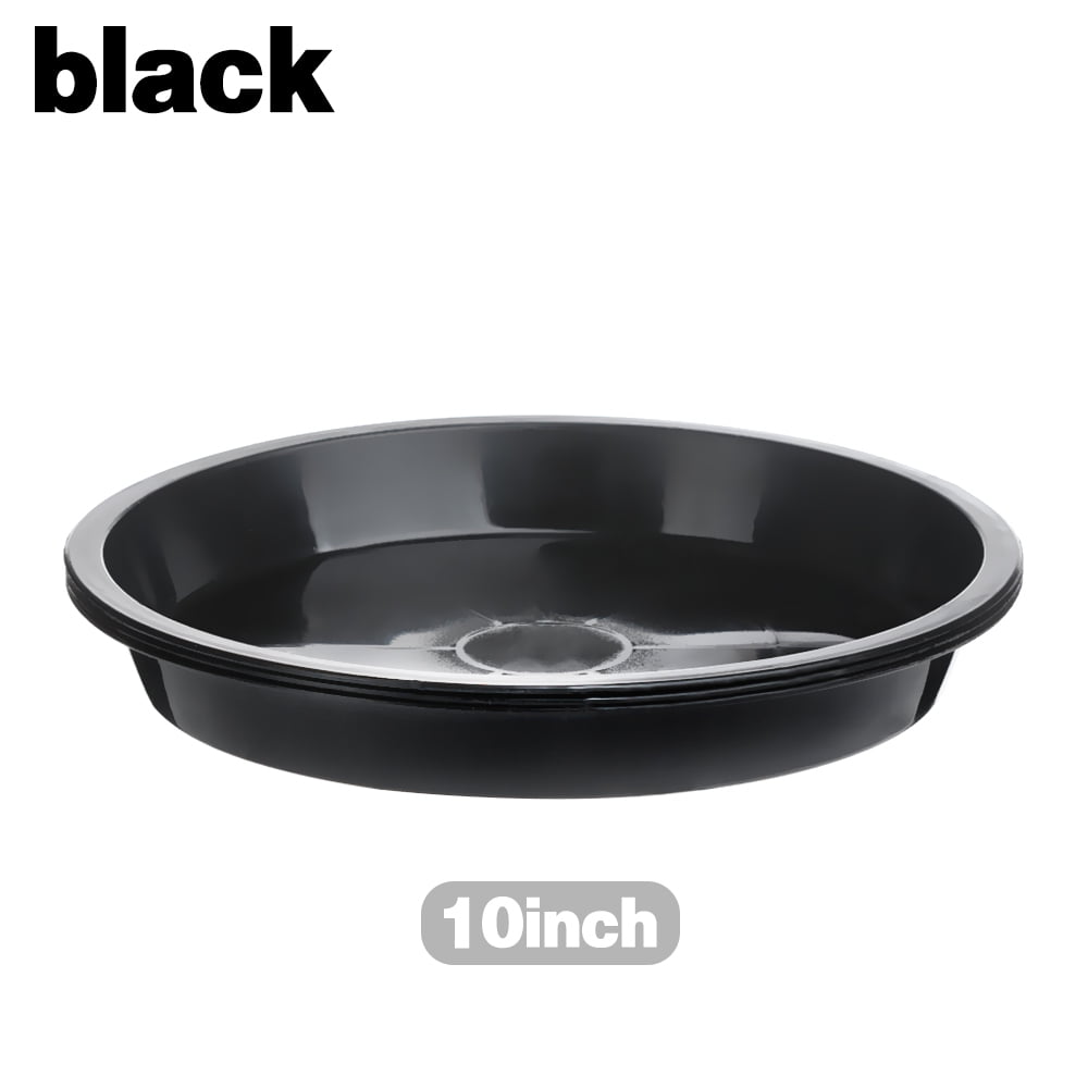 3Pcs Round Shaped Plant Trays Durable Plastic Drip Trays Heavy Duty ...