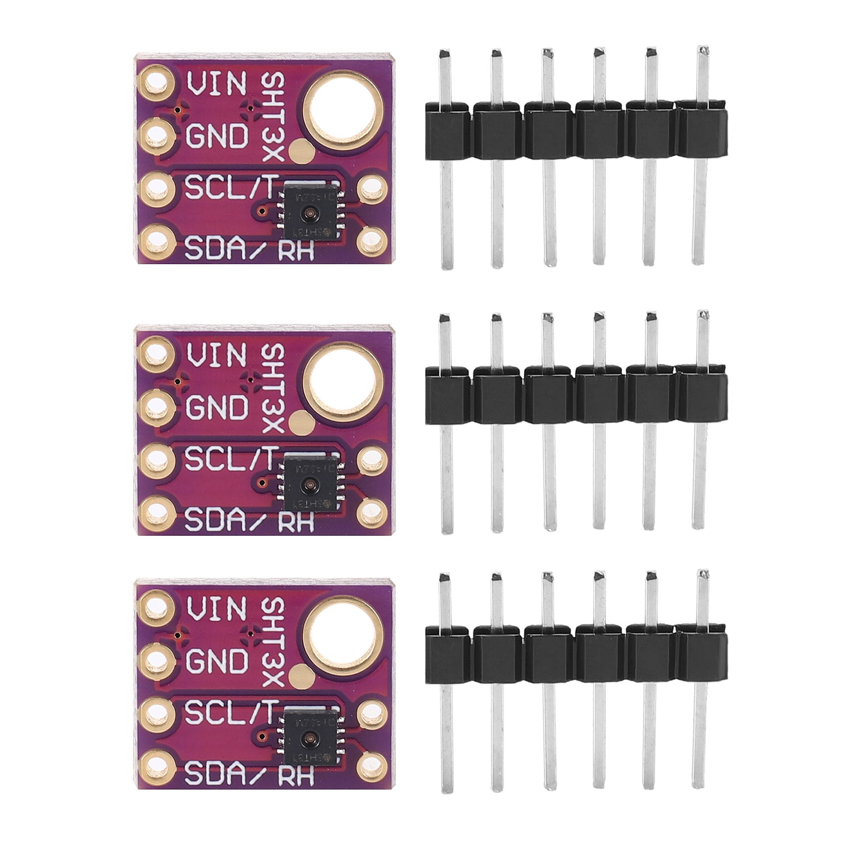 3Pcs SHT31-D Temperature Humidity Sensor Digital Output Sensor Module ...