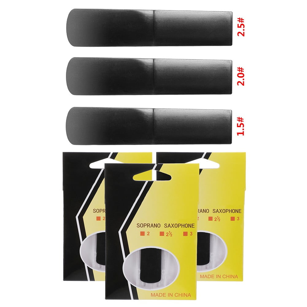 3Pcs Saxophone Reed Strength Size 1.52.02.5 for Alto Tenor Soprano ...