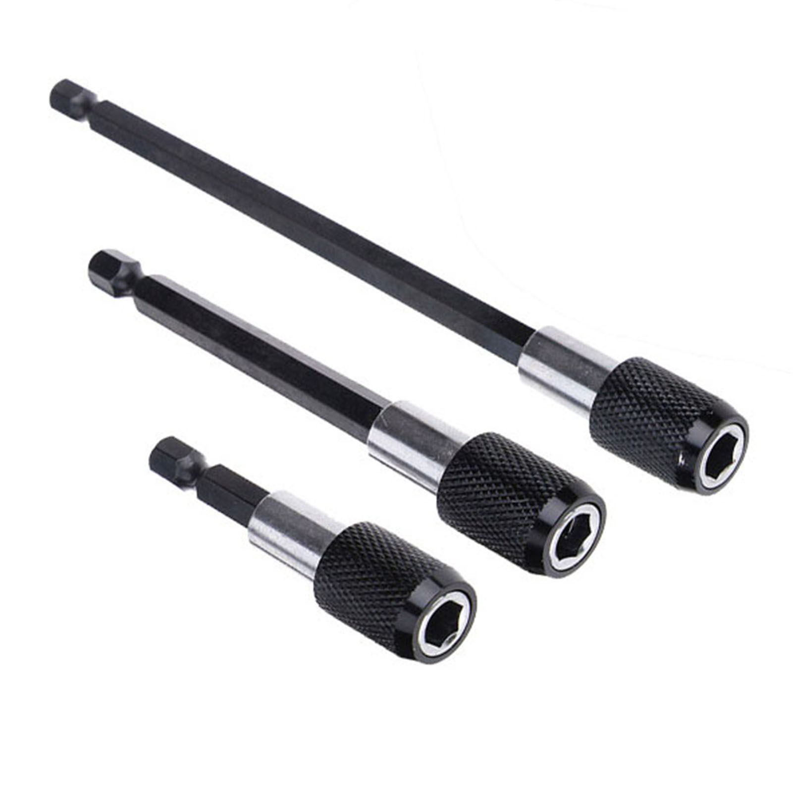3Pcs Screwdriver Extension Bits Quick Release 1/4 Hex Shank Holder ...