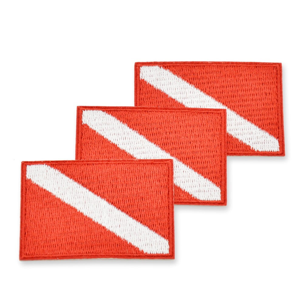 3Pcs Scuba Diver And Snorkeling Embroidered Patches With Armband Design ...