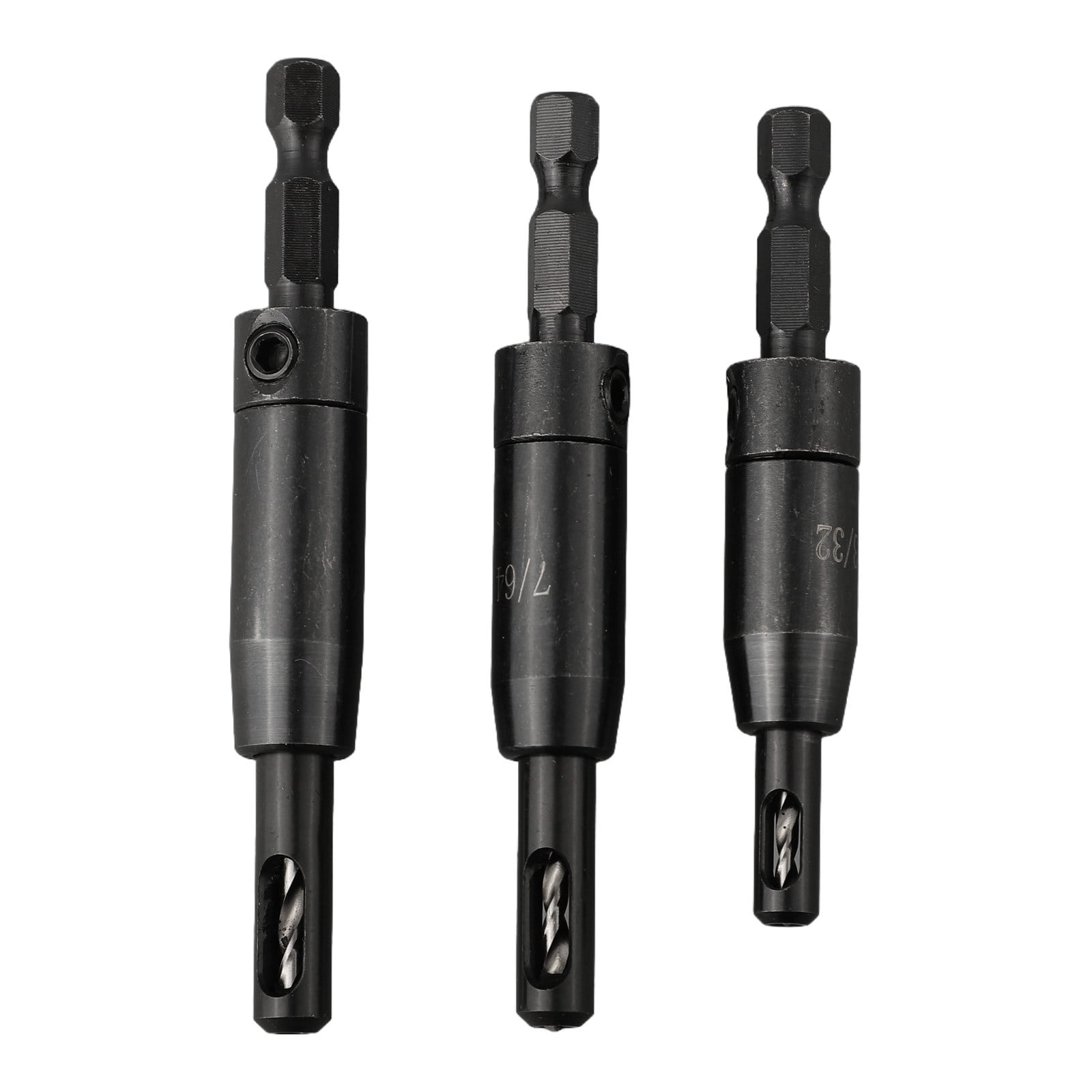 3Pcs Self Centering Hinge Tapper Core Drill Bit Set for Woodworking ...