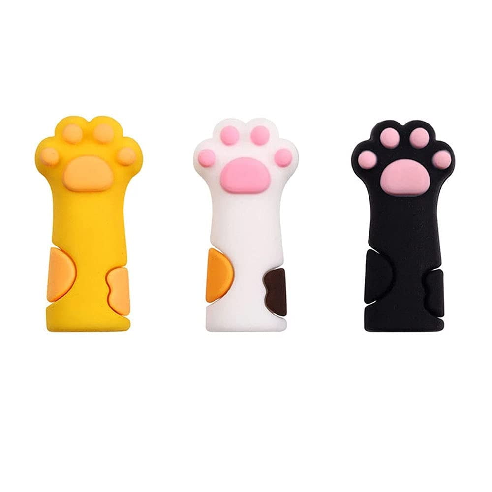 3Pcs/Set Cute Cat Paw TMA2 Shape Silicone Nipper Cover Protective ...