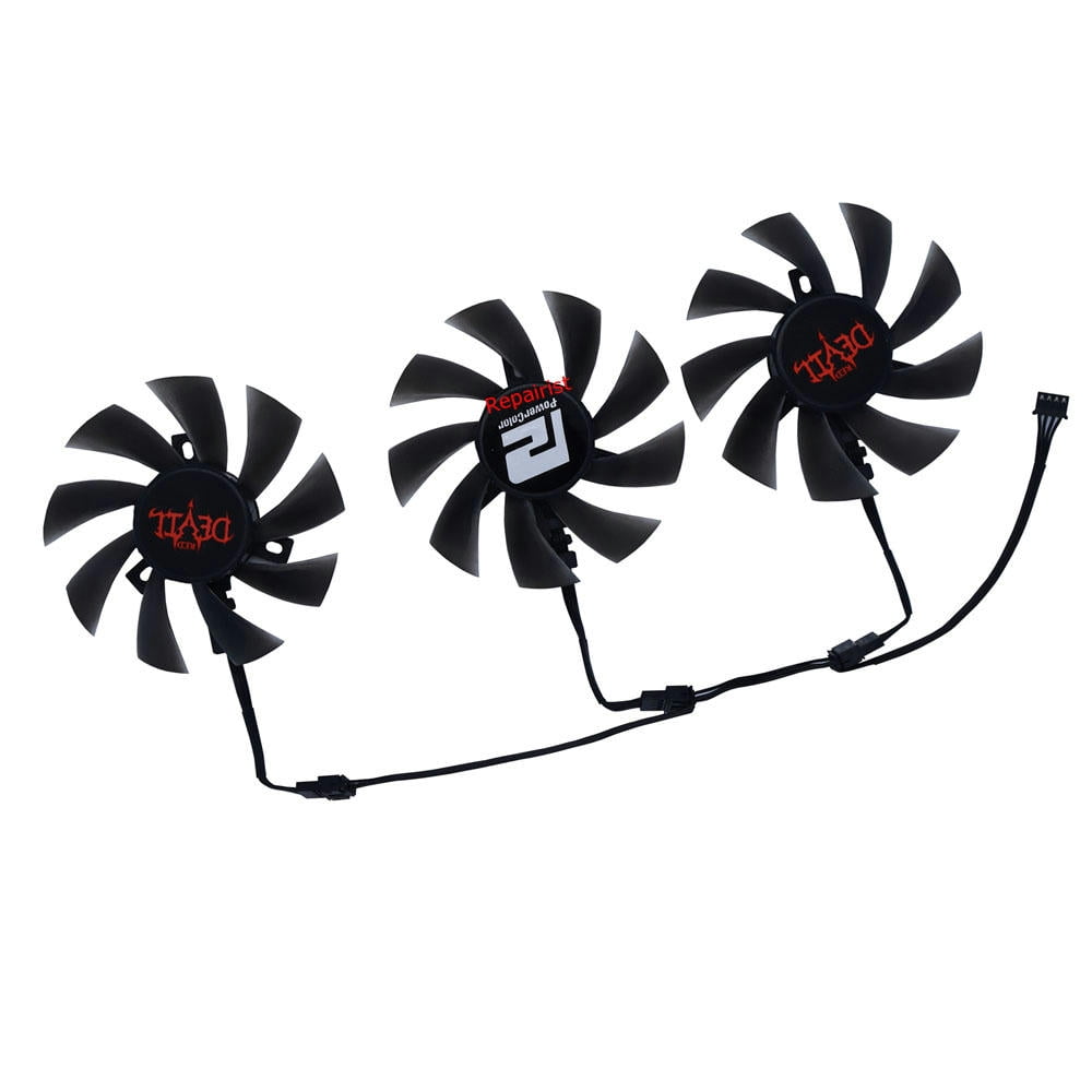 3Pcs/Set,DIY Cooler,FDC10U12S9-C,GPU VGA Graphics Card Fan,For RX 5700 ...
