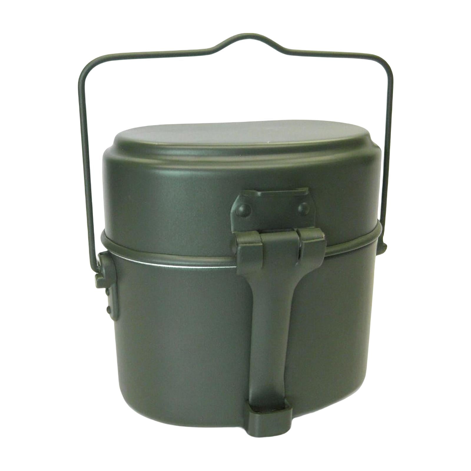 3Pcs/Set Lunch Box Mess Pot and Pan Set for Camping Outdoor Cooking ...