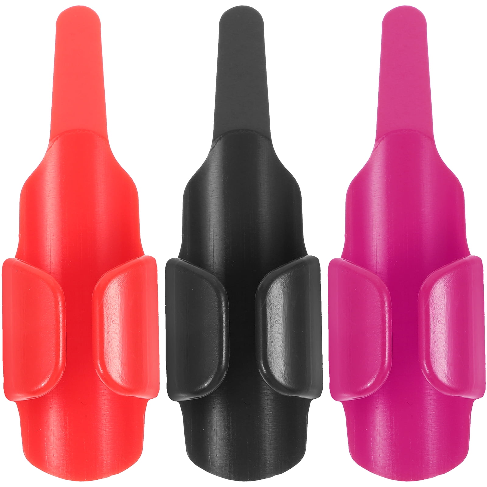 GAXIRE Sewing Thimble Finger Sewing Fingerthing Pusher Black 3Pcs ...