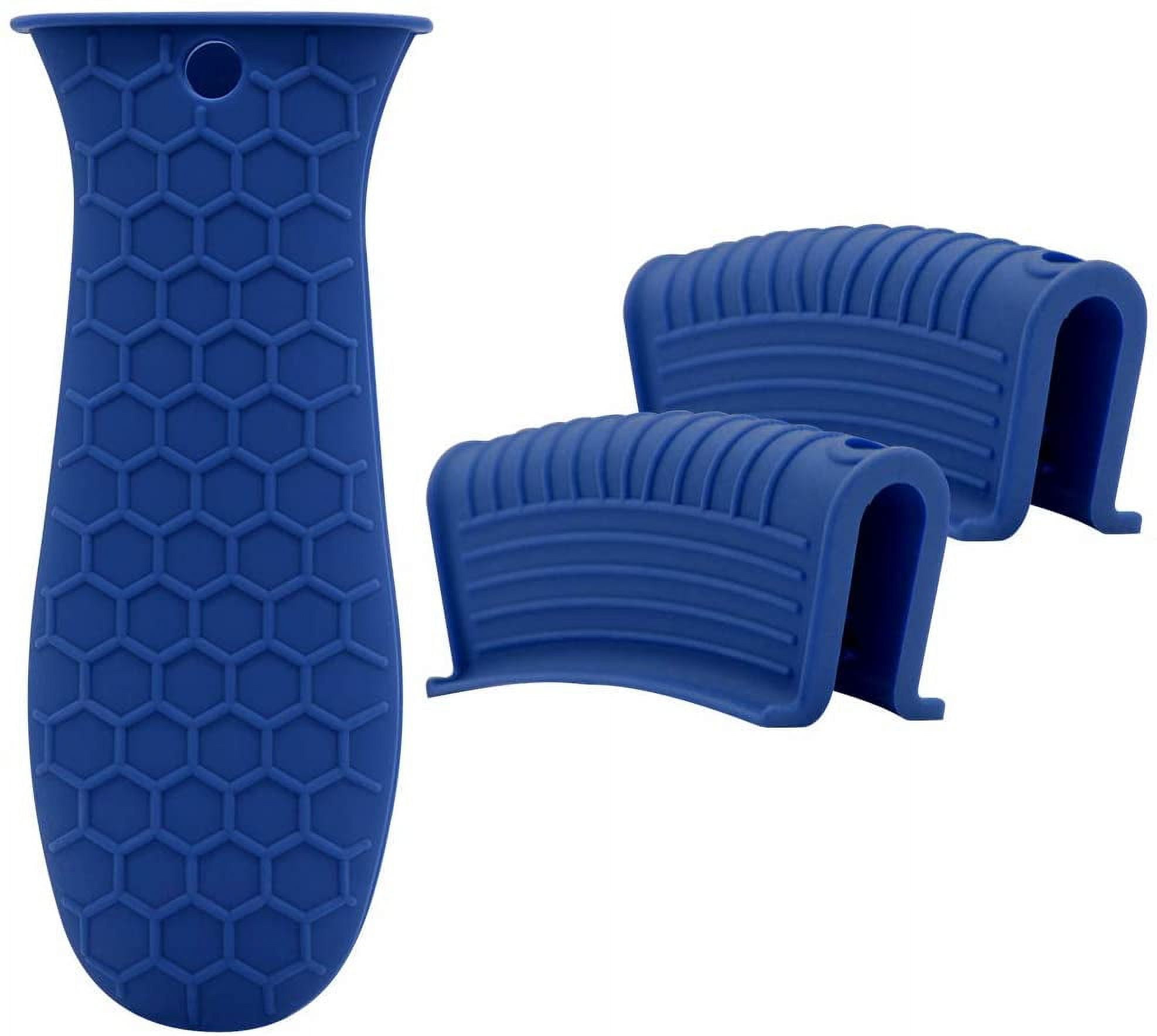 3Pcs Silicone Pot Handle Holder Cast Iron Skillet Holders Cover Non ...