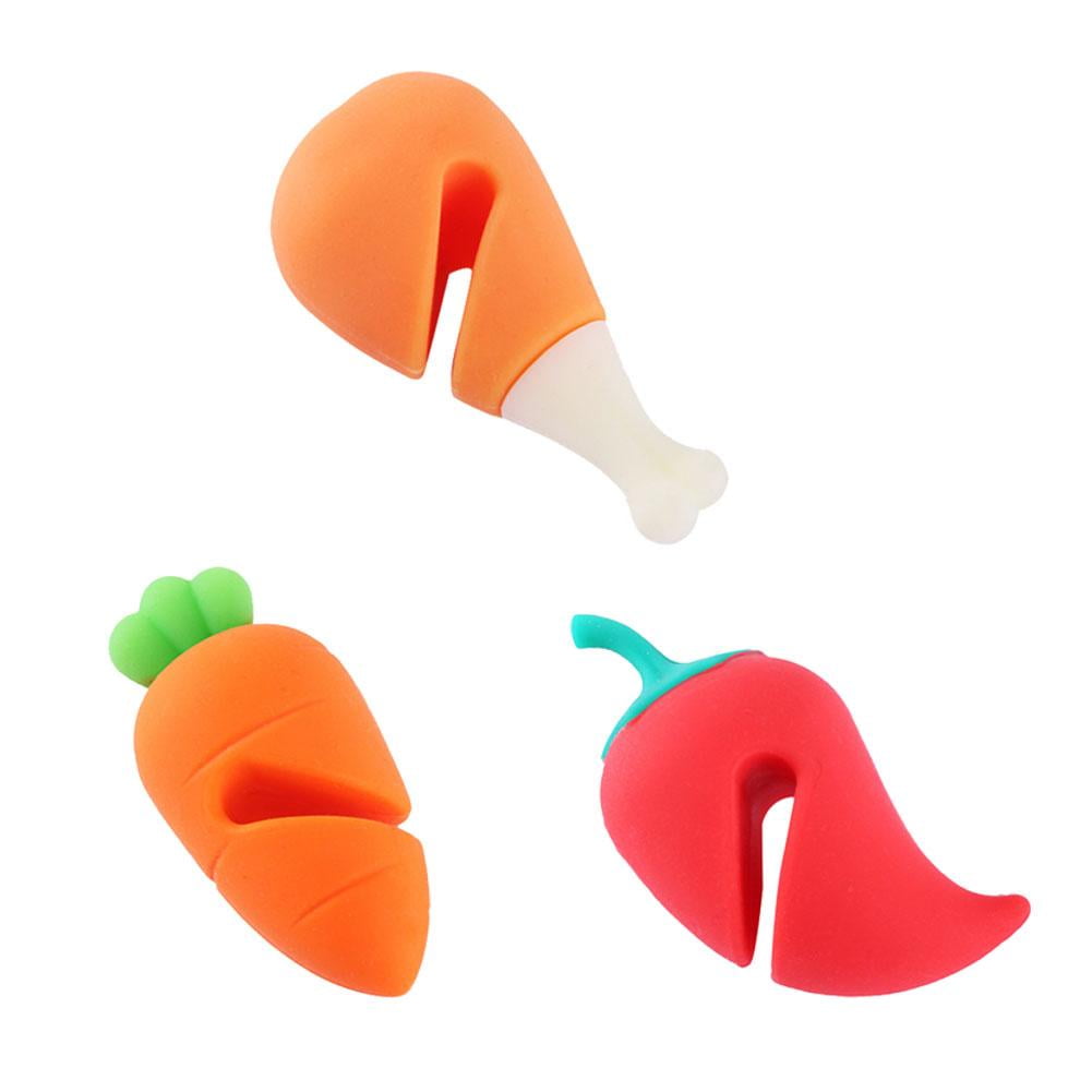 3Pcs Silicone -Proof Pot Lid Holder Heat-Resistant Overflow Plug Li ...