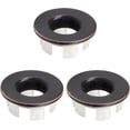 3Pcs Sink Overflow Ring Basin Trim Cover Copper Insert in Hole Round ...