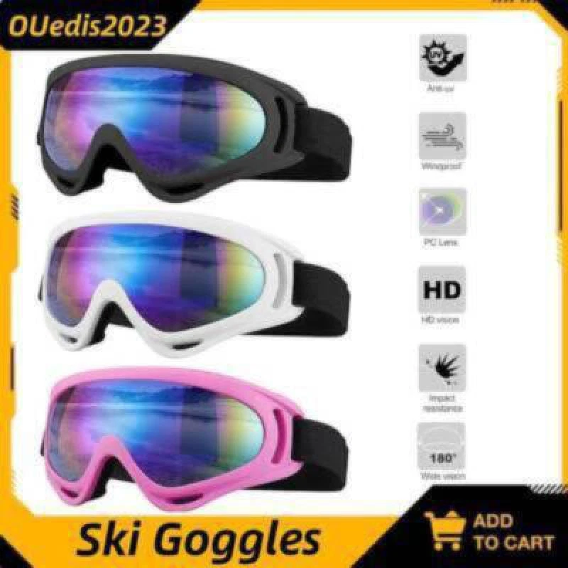 3Pcs Ski Goggles, Motorcycle Goggles, Snowboard Snow Goggles For Men ...
