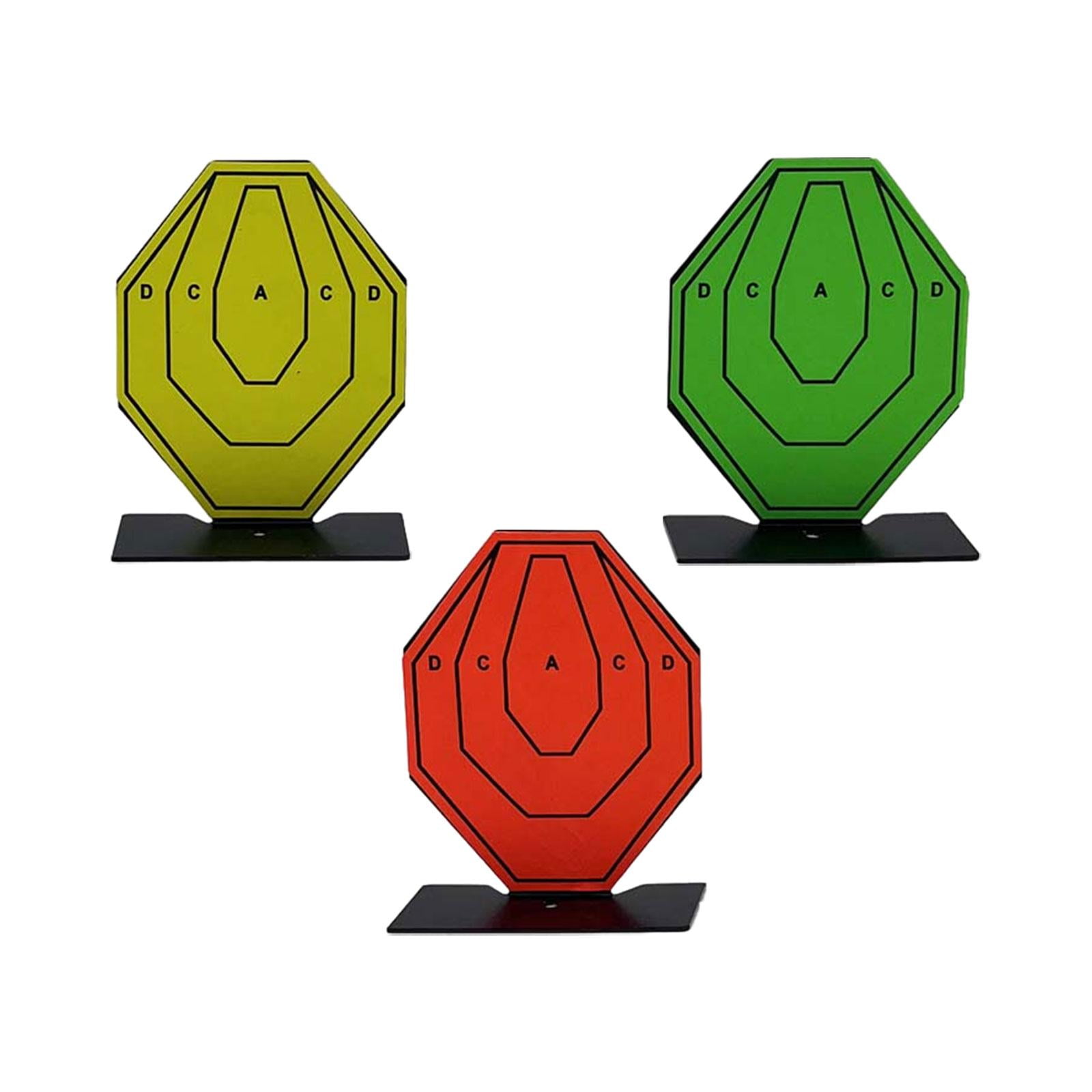 3Pcs Small Hunting Silhouette Target Letter Partition Catapults Metal ...