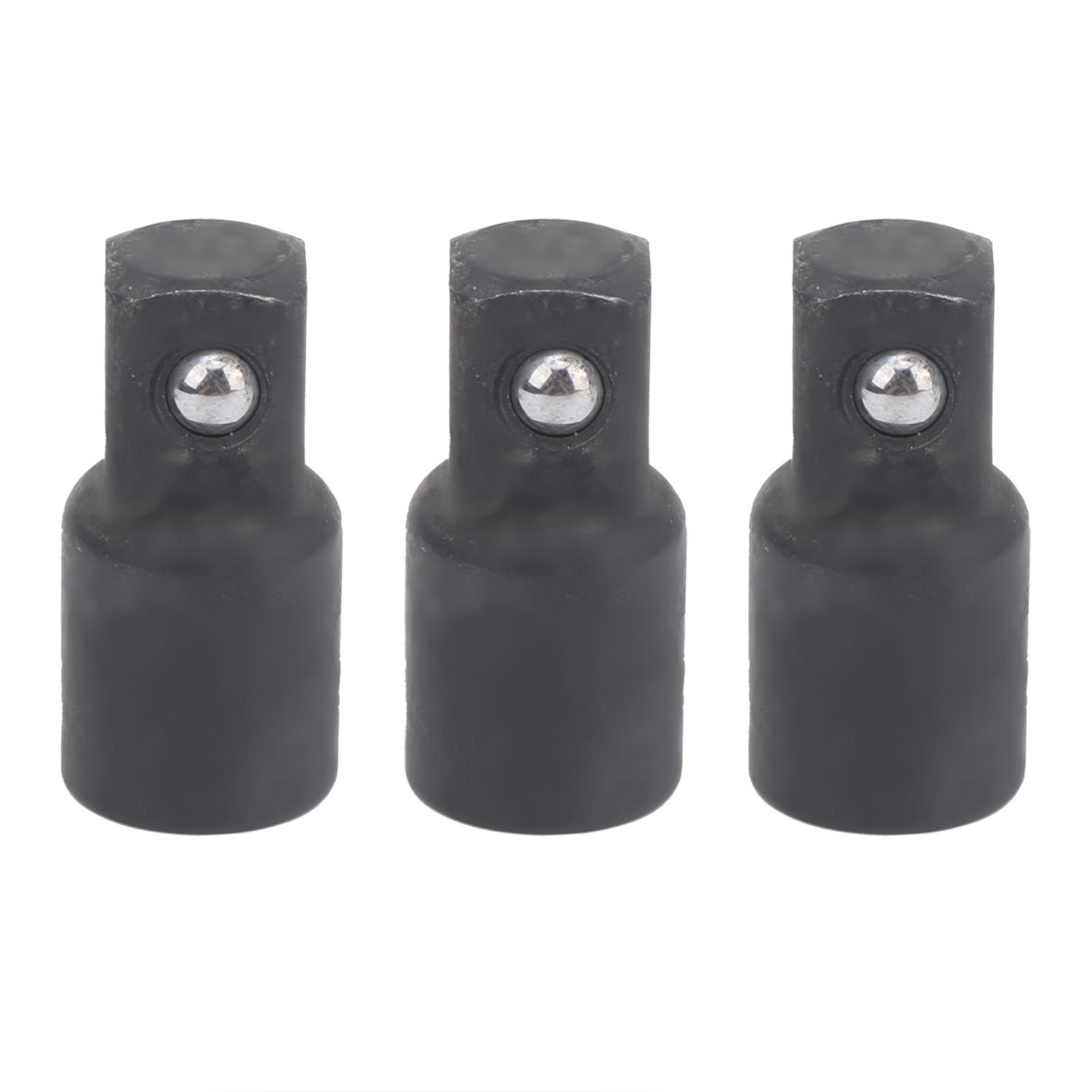 3Pcs Socket Adapter 3/8 to 1/2 Ratchet Wrench Converter High Carbon ...