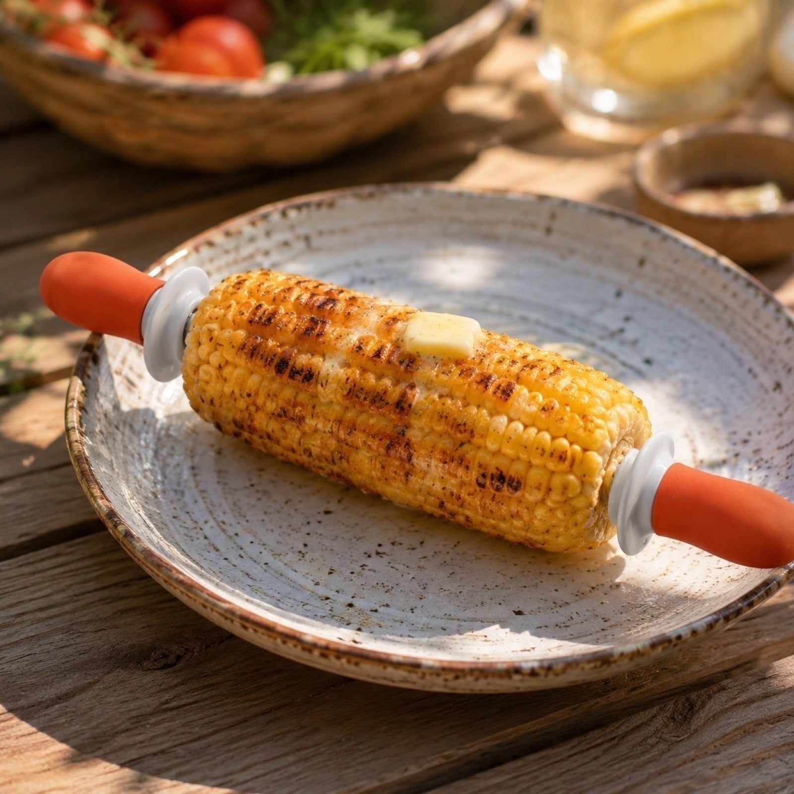 3Pcs Stainless Steel Corn Holders, Vacemry Corn Holders Stainless Steel ...