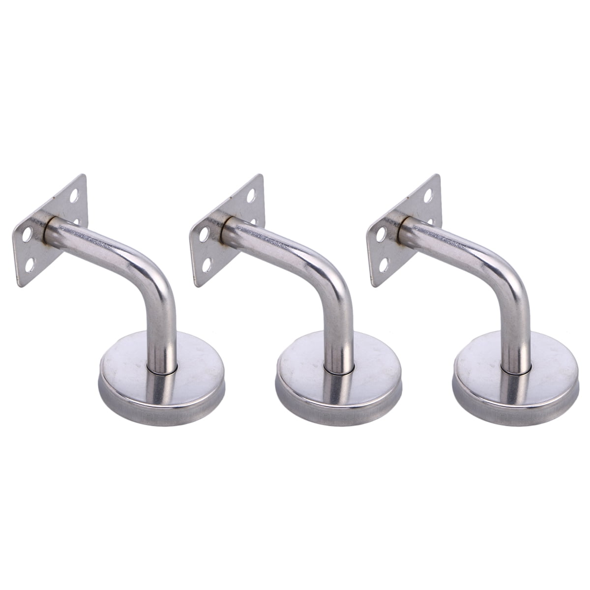 3Pcs Stainless Steel Handrail Brackets Wall Mounted Staircase Handrail ...