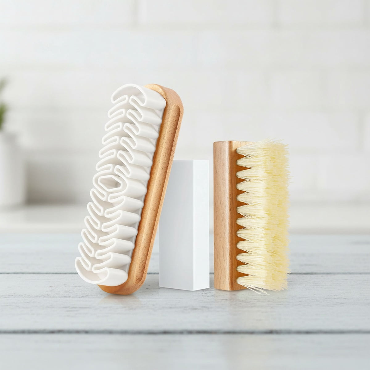 3Pcs Suede Shoe Brush Crepe Applicators Nubuck Leather Cleaner Shoes ...