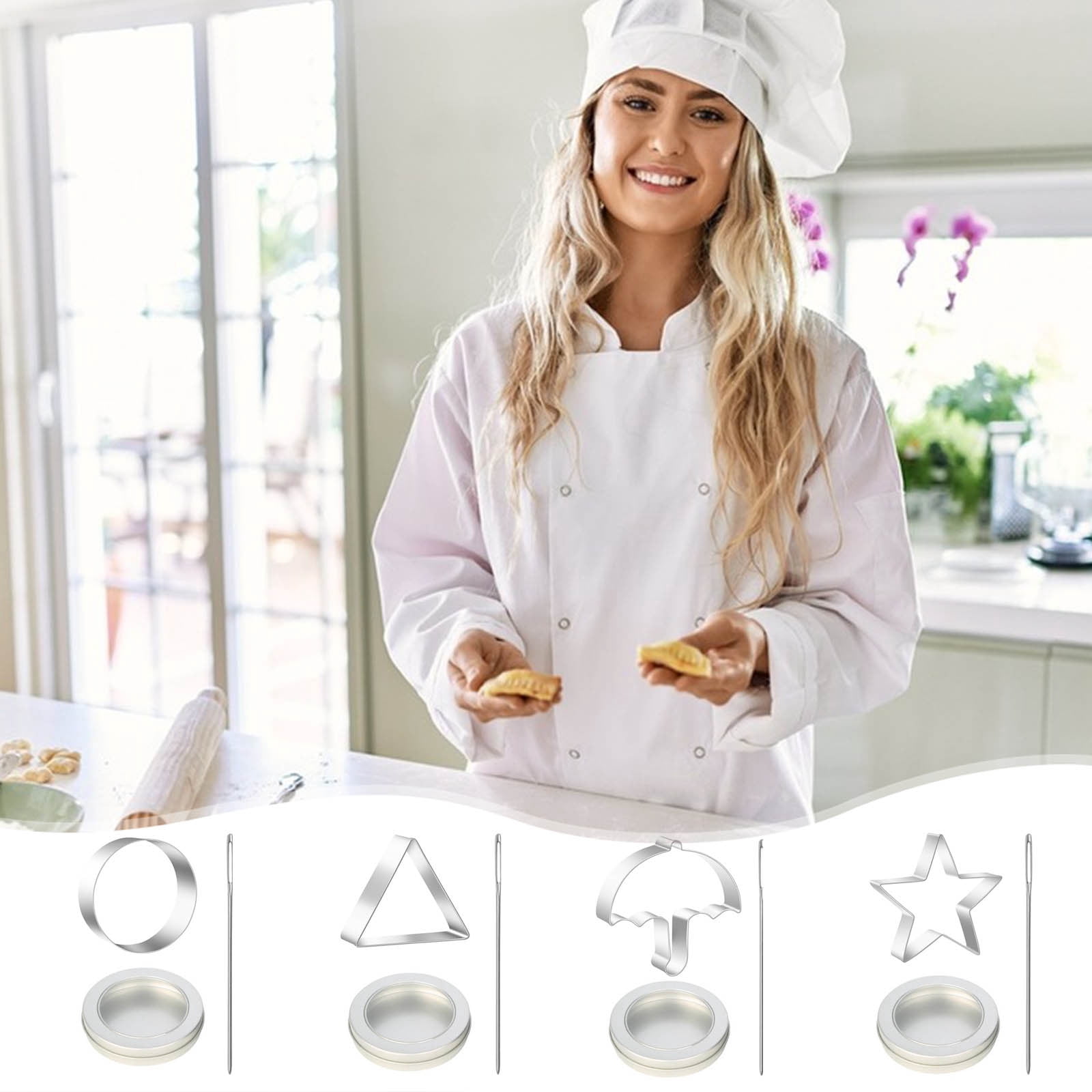 3Pcs Sugar Cookie Mold Set (Window Model, Clear Top Lid, Airtight Box ...