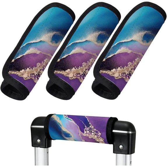 3Pcs Suitcase Identifier Luggage Handle Protector Neoprene Luggage ...