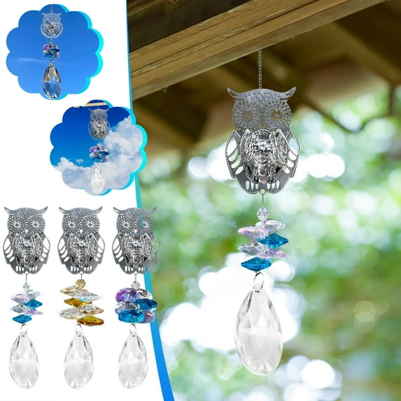 3Pcs Suncatcher, Yrmaups Suncatcher, Crystal Prism Hanging Ornament for ...