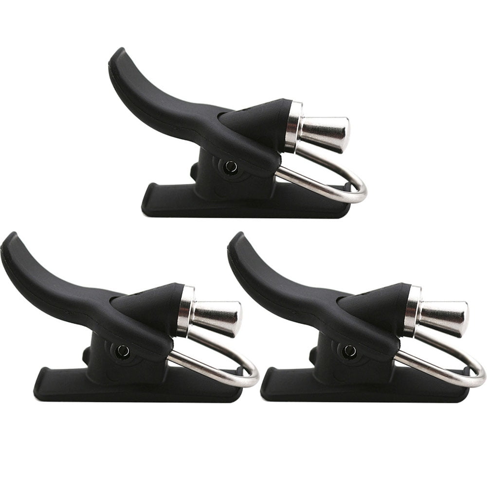 3Pcs Surf Fishing Casting Trigger, Black Nylon & Stainless Steel Finger ...
