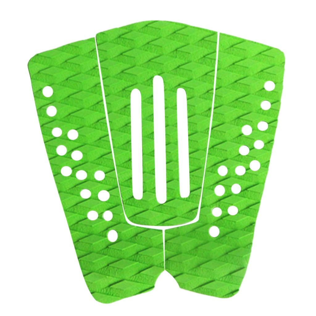 3Pcs Surfboard Traction Pad - Surf /Tail Pad/Deck Grip Green - Walmart.com