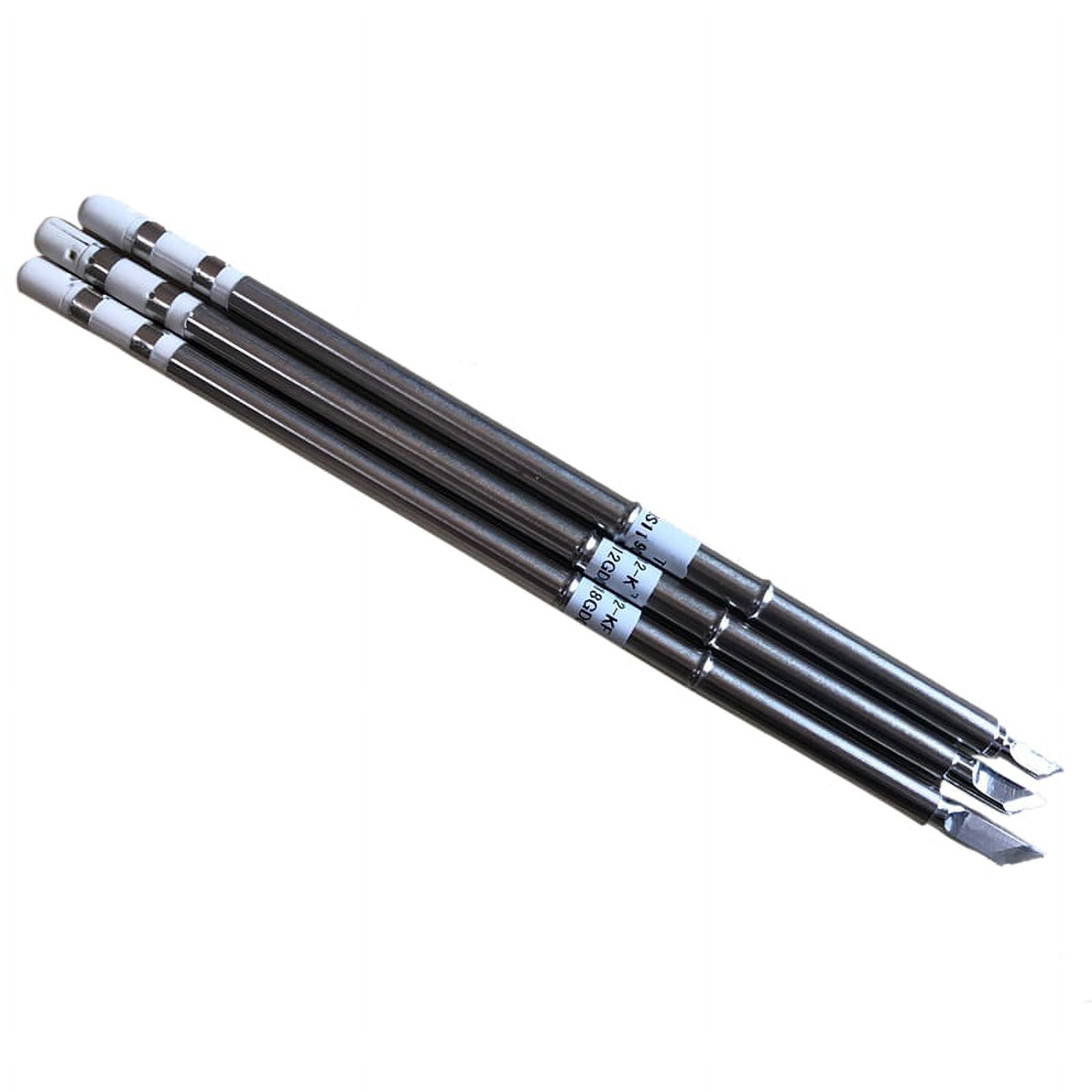 3Pcs T12 Series Iron Tip T12-K KU KF for Solder Iron Tips Soldering ...