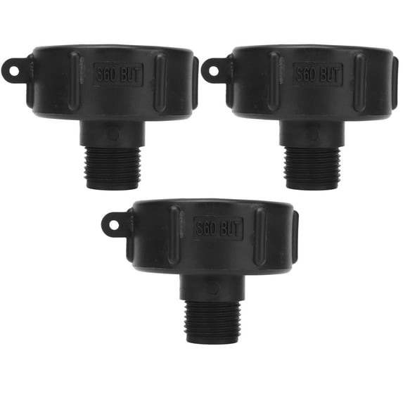3Pcs Tank Connector G3/4 Thread ABS Plastic Drain Adapter Replacement ...