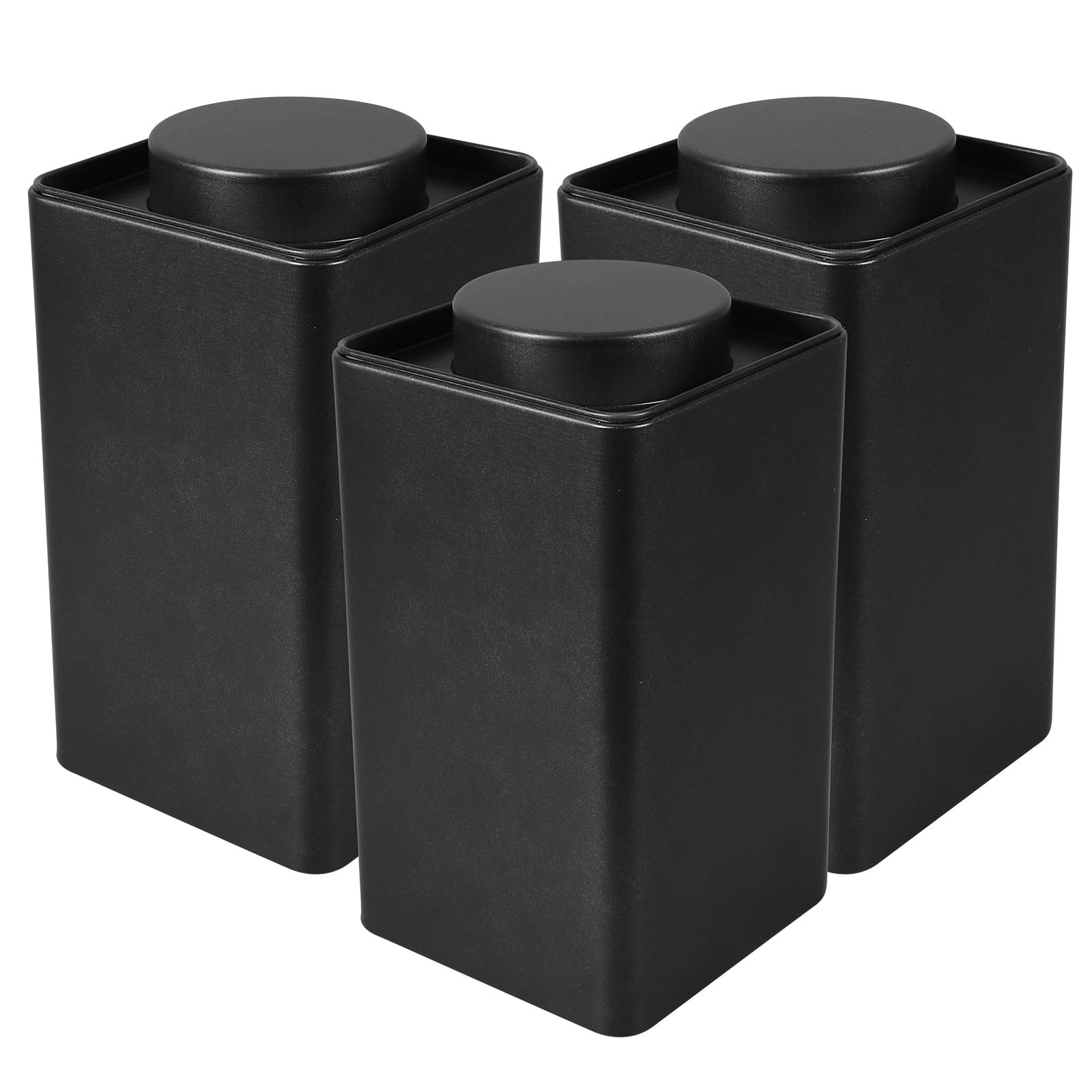 3Pcs Tea Canister Metal Container Loose Tea Organizers Tea Storage ...