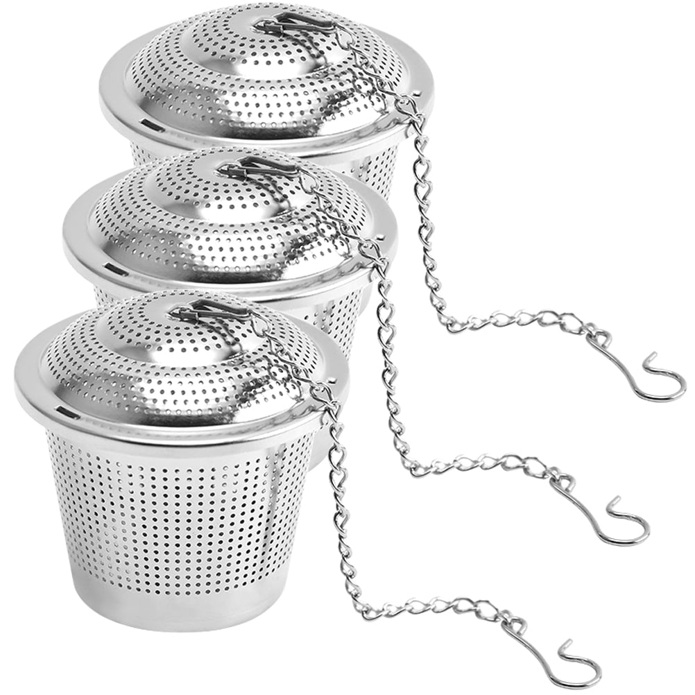 3Pcs Tea Strainers for Loose Tea Fine Mesh Tea Ball Stainless Steel Tea ...