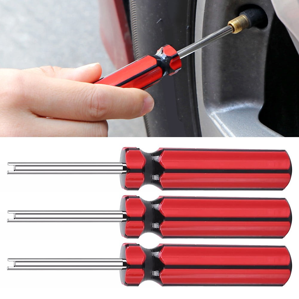 3Pcs Tire Tube Installer Repair Tool Car Auto Screwdriver Valve Stem ...