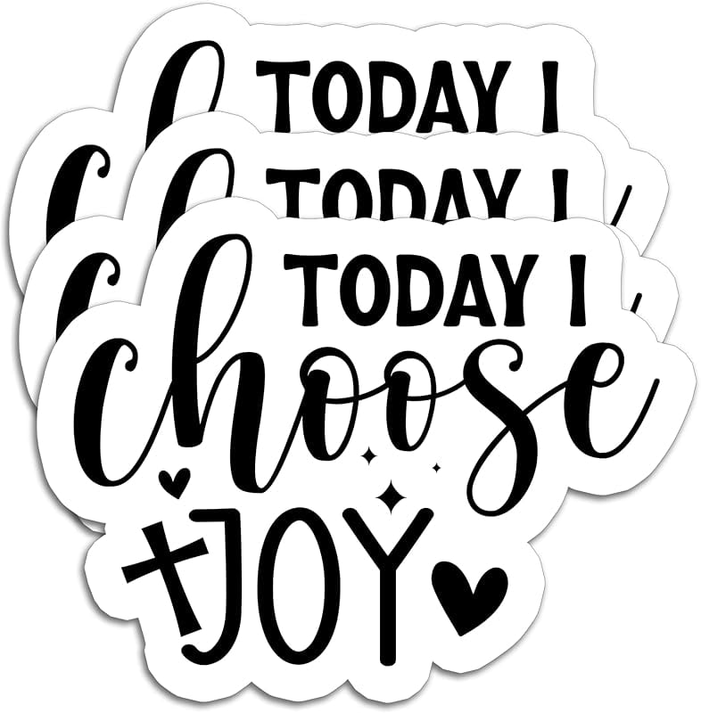 (3Pcs) Today I Choose Joy Sticker Decals Positive Inspirational ...