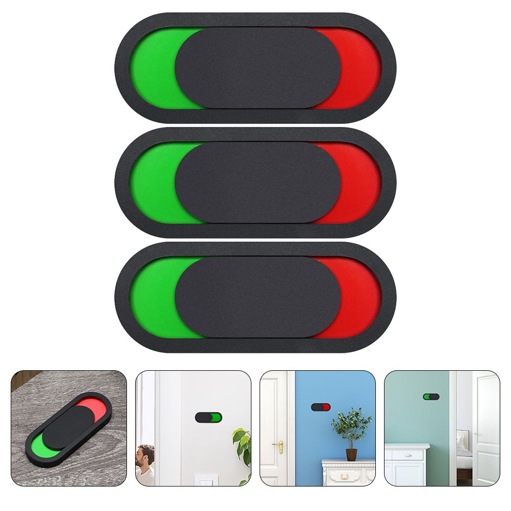 PENIKOKO Restroom Vacant Occupied Signboard PMMA 3Pack Vacant Sign for ...