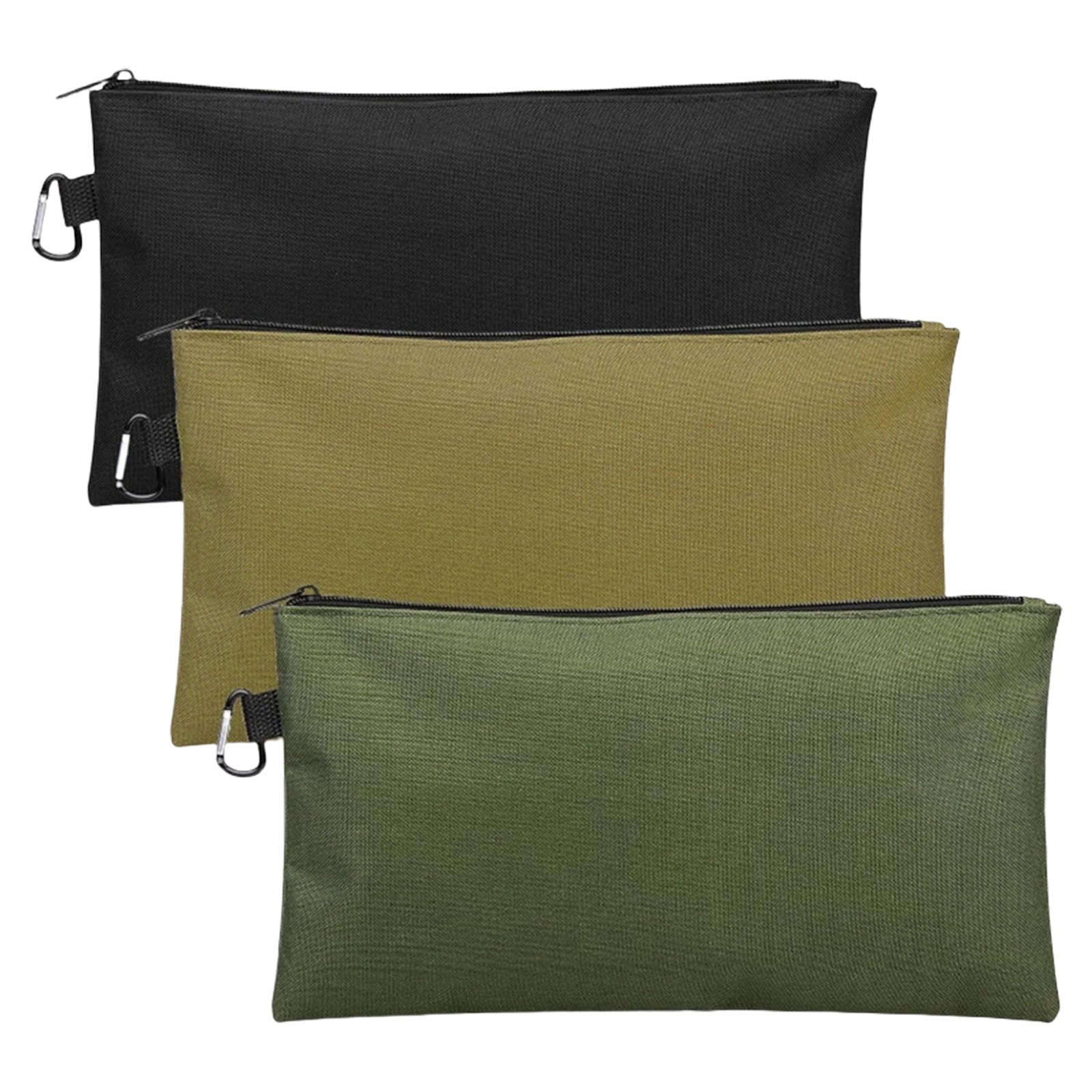 3Pcs Tool Pouches Zipper Bag Small Tool Bag Multipurpose Storage ...