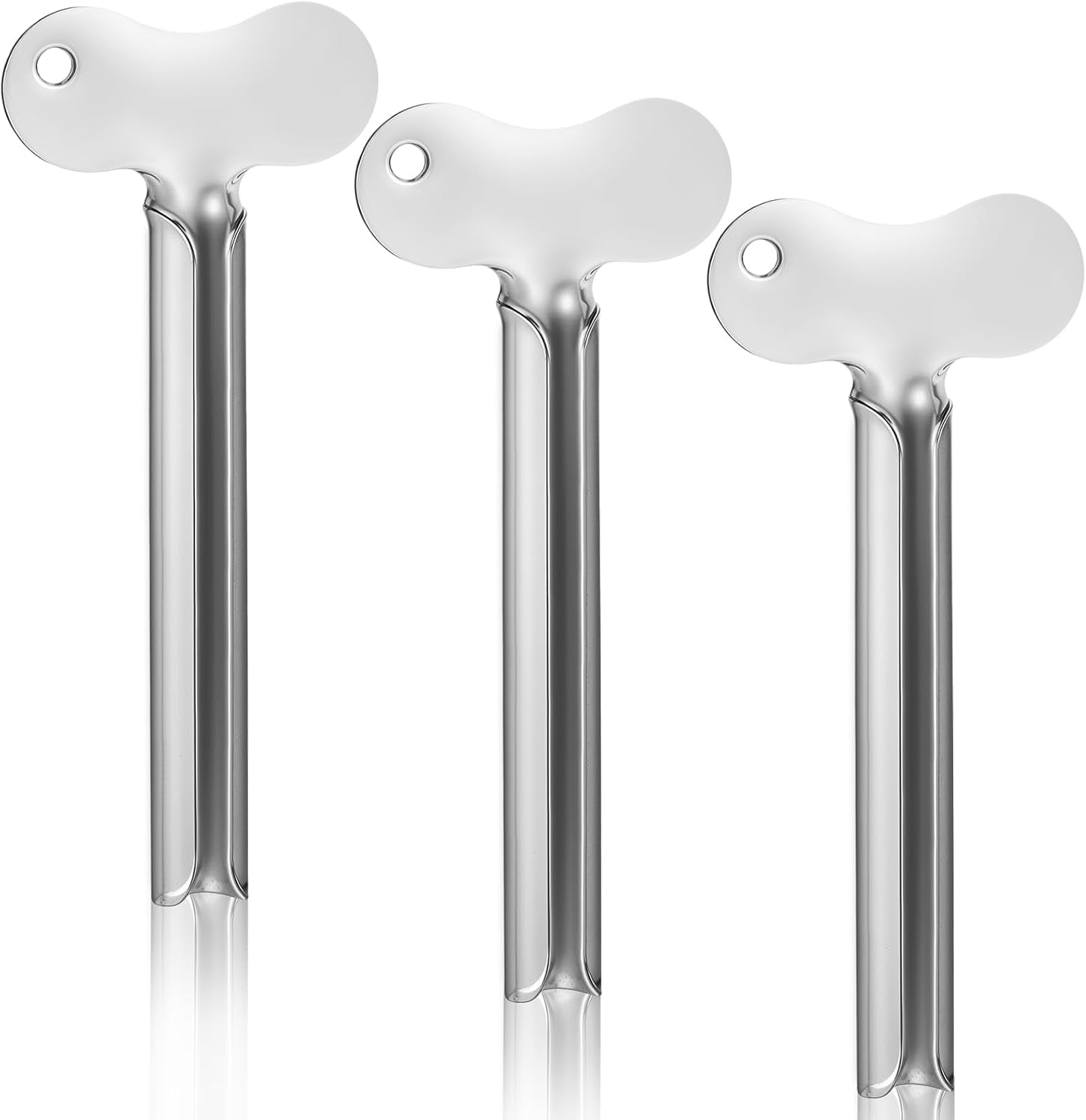 3Pcs Toothpaste Tube Squeezer, Stainless Steel Metal Toothpaste Key ...