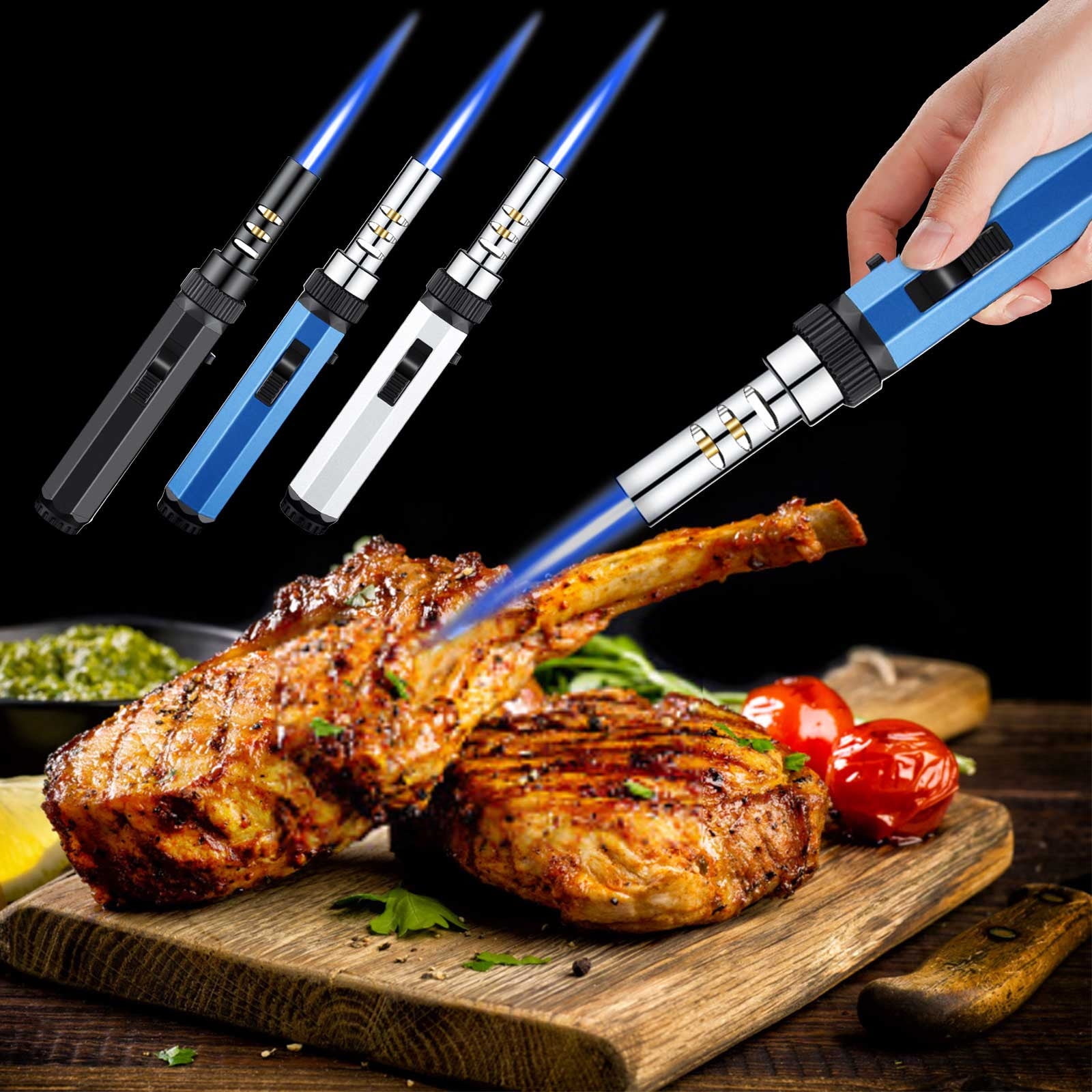 3Pcs Torch Lighter,Lightsaber Lighter,Camping Outdoor Windproof ...