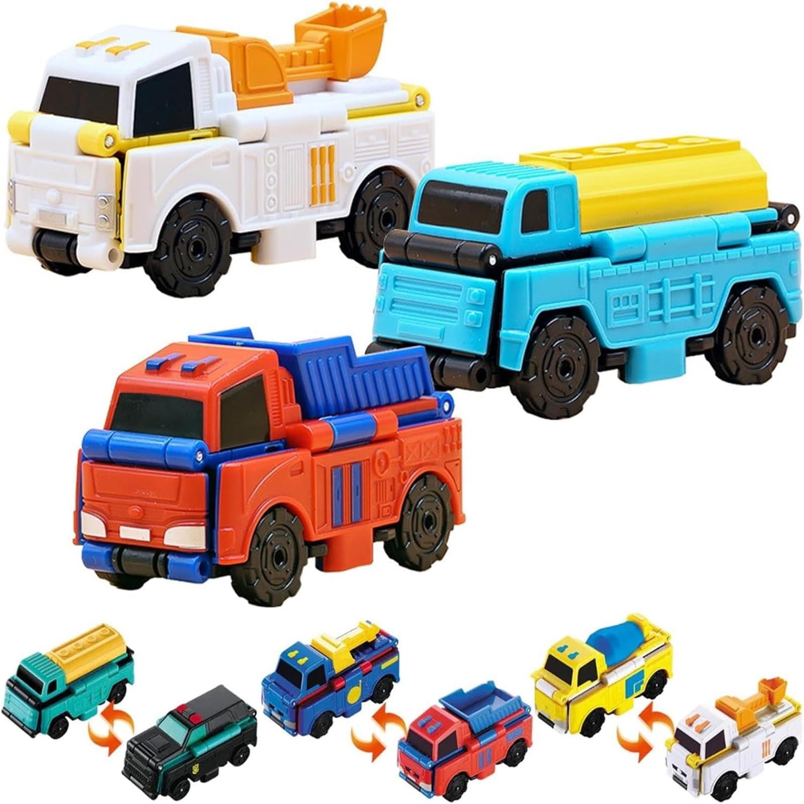 3Pcs Transformable Cars 2024 New Transformable Design Toy Cars ...