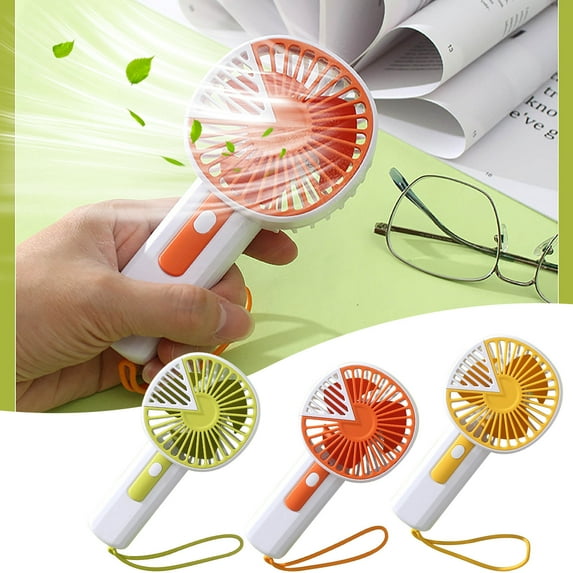 3Pcs USB Handheld Fan under $5! Kadlawus USB Rechargeable Triangle Mini ...